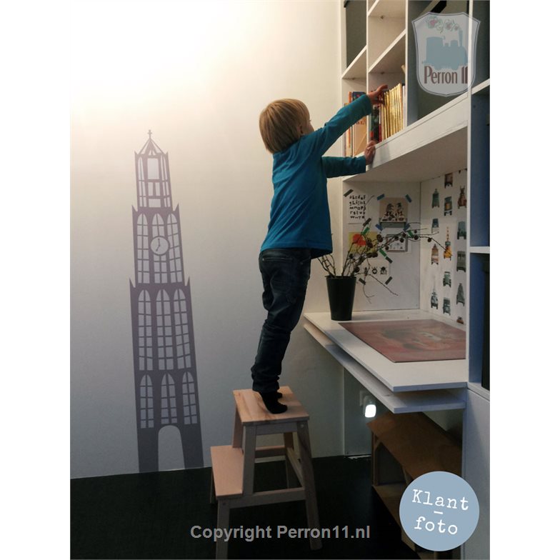 Muursticker wanddecoratie Utrecht Domtoren